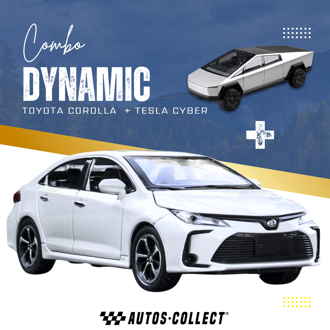 ¡COMBO DYNAMIC ! TESLA CYBER TRUCK + TOYOTA COROLLA KVJ – AutosCollect