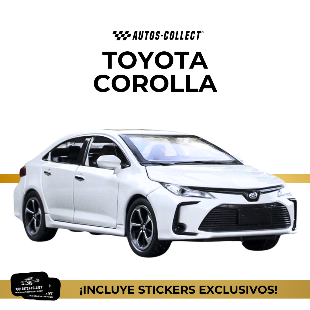 ¡COLECCIONABLE IMPORTADA! TOYOTA COROLLA + STICKERS VIP – AutosCollect